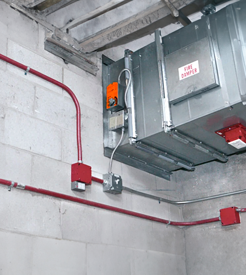 Fire and Smoke Barrier Repair - Above Ceiling